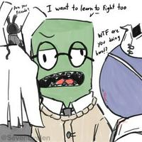 🔥 Green [Nerd} MBTI | Rainbow Friends School AU Personality Types